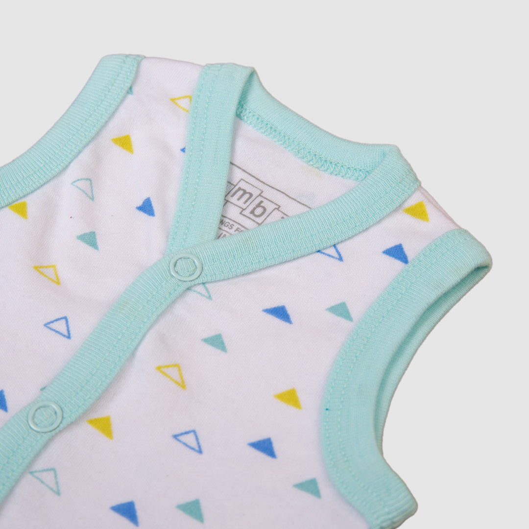 Orange Airplane Sleeveless Baby Vest Set – MomYom