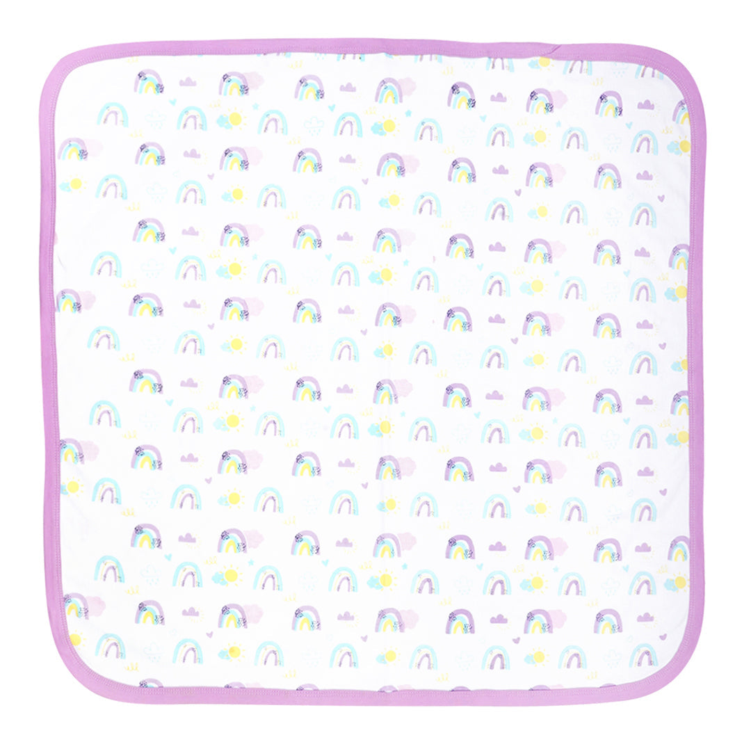 Rainbow Bliss hooded Swaddle sheet – MomYom