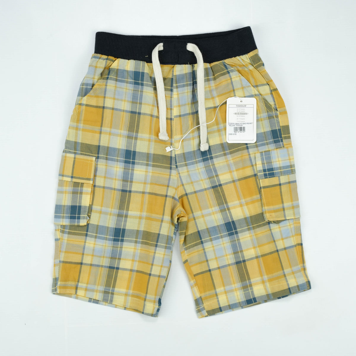 SHORTS DRAW STRING POCKET YELLOW TODDLER – MomYom