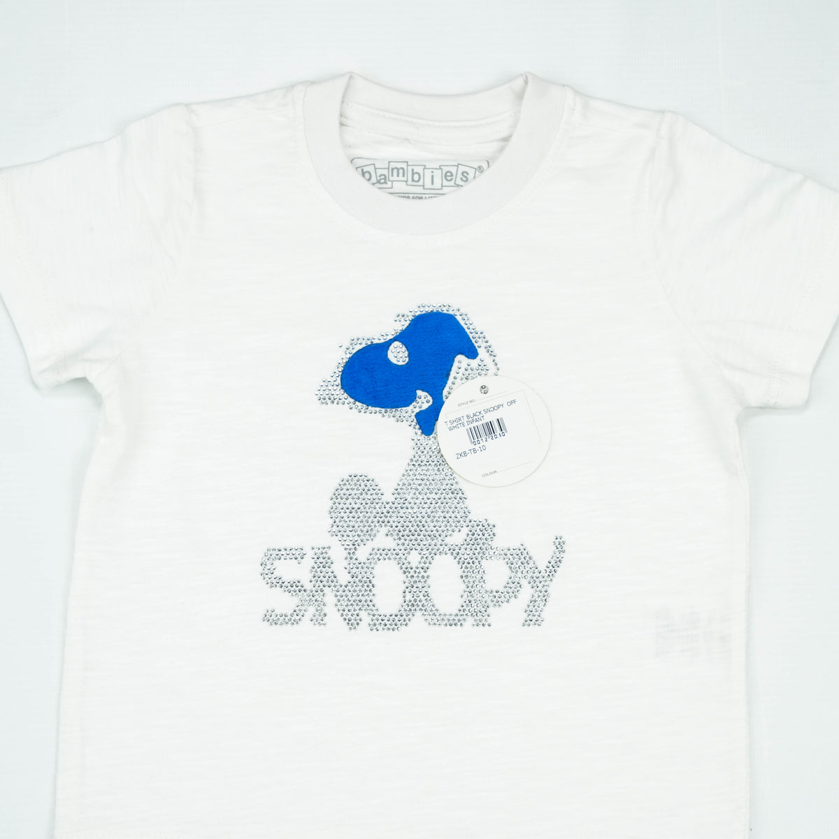 T SHIRT BLACK SNOOPY OFF WHITE INFANT – MomYom