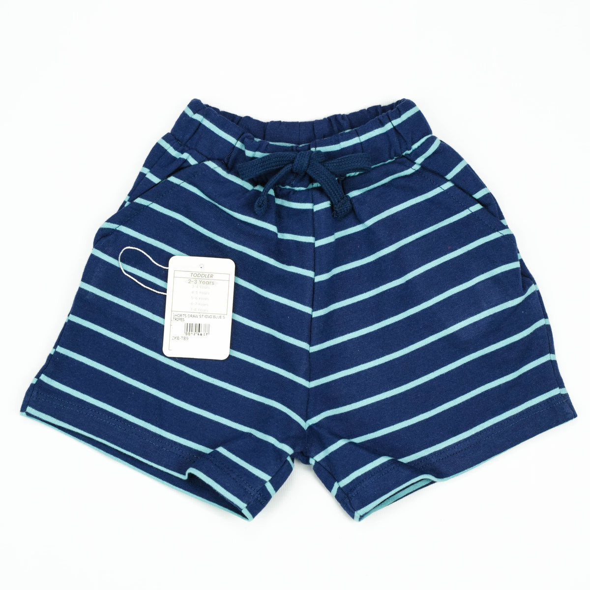 SHORTS DRAW STRING BLUE STRIPES – MomYom