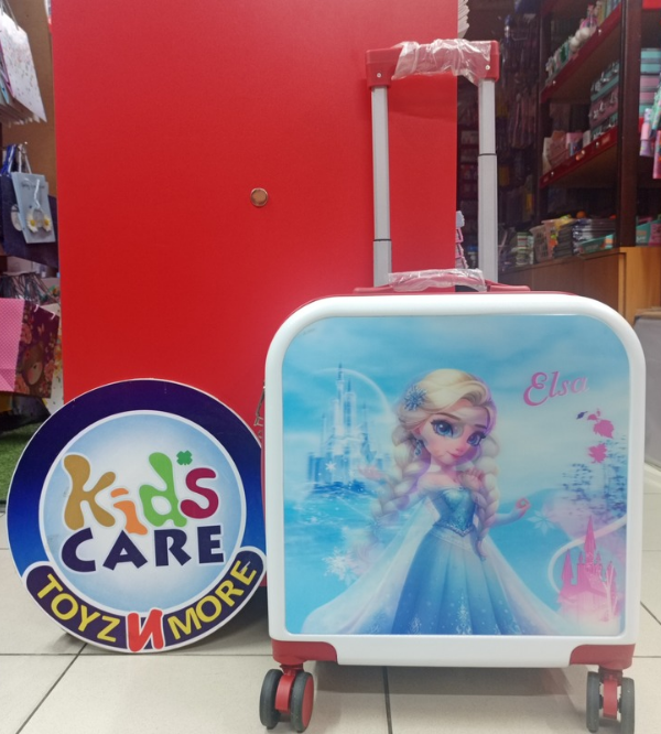 Frozen Elsa Kids Travel Suitcase | 3D Lenticular Magical Image | Light ...